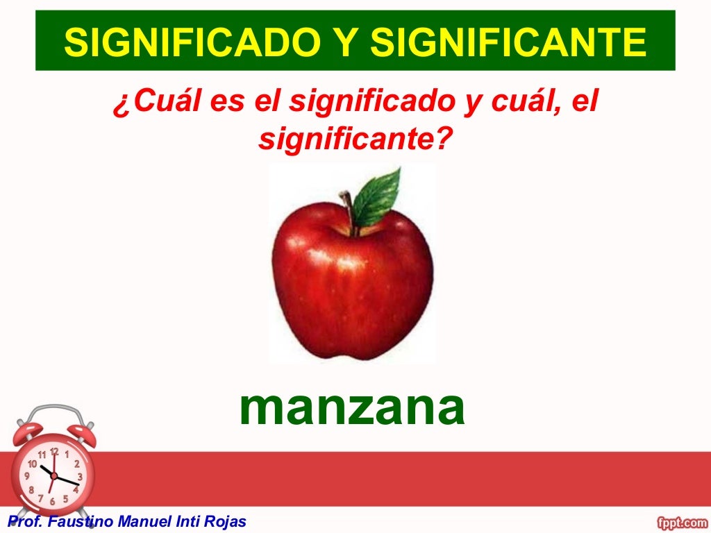 Significado y significante