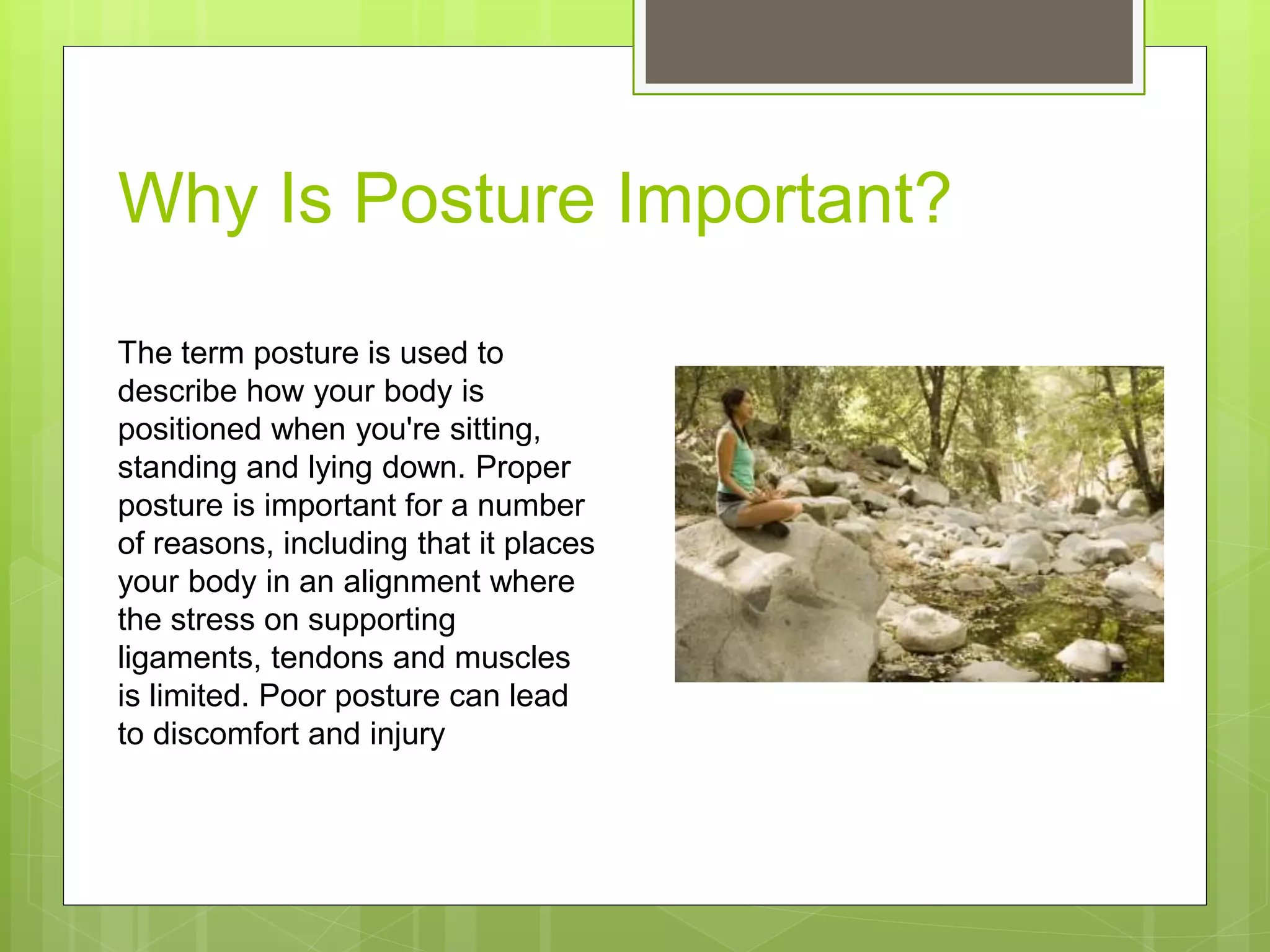 Significance of body posture | PPTX