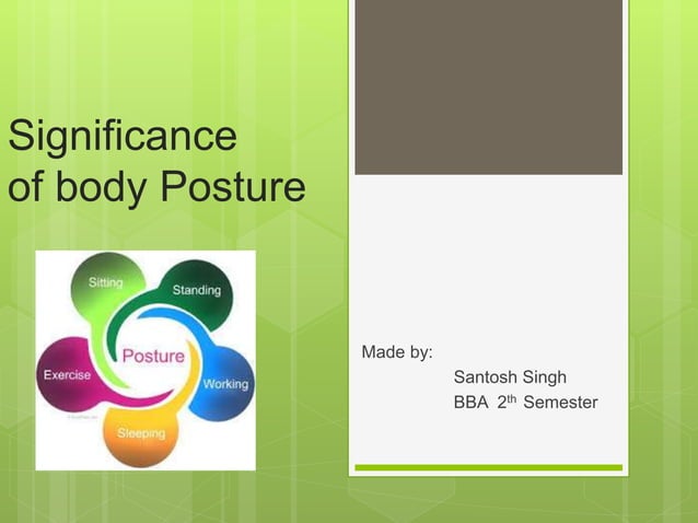 Significance of body posture | PPTX