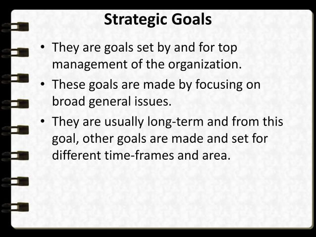 Significance and Importance of Org goals.pptx | Business | Business and ...