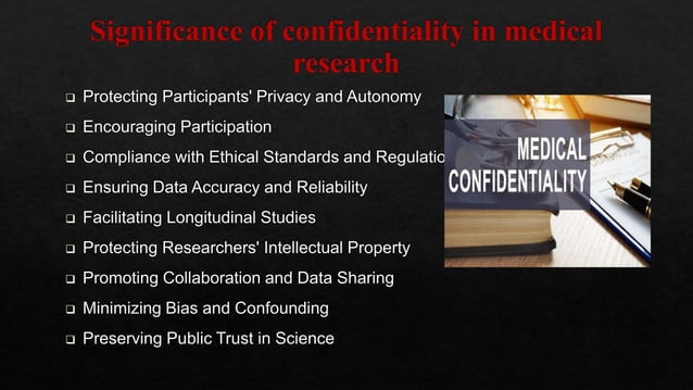 Significance and methodology of confidentiality in medical research.pptx
