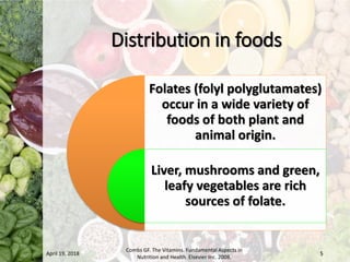 Significance and sources of folate | PPT