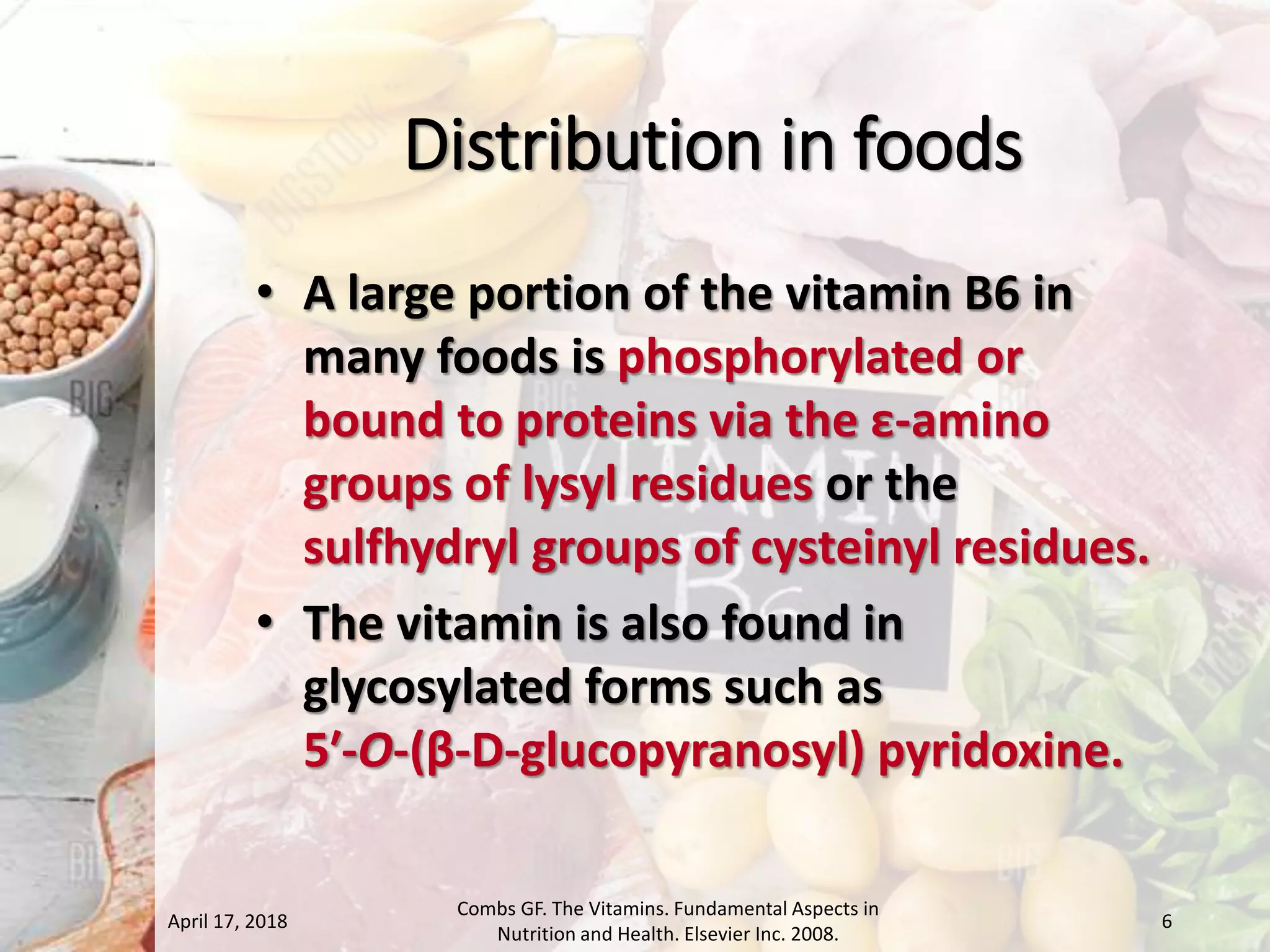 Significance and sources of pyridoxine | PPT
