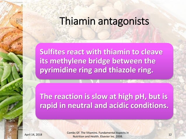 Significance and sources of thiamin | PPT
