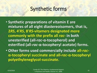 Significance and sources of vitamin E | PPSX