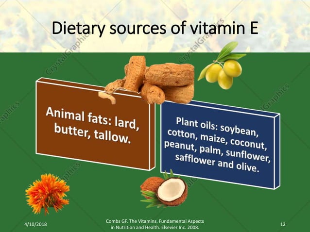 Significance and sources of vitamin E | PPT