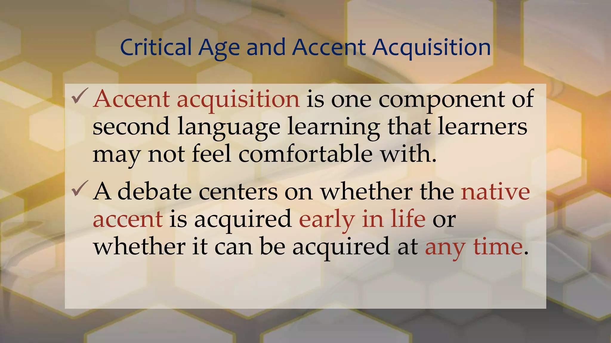 Significance of accent | PPTX