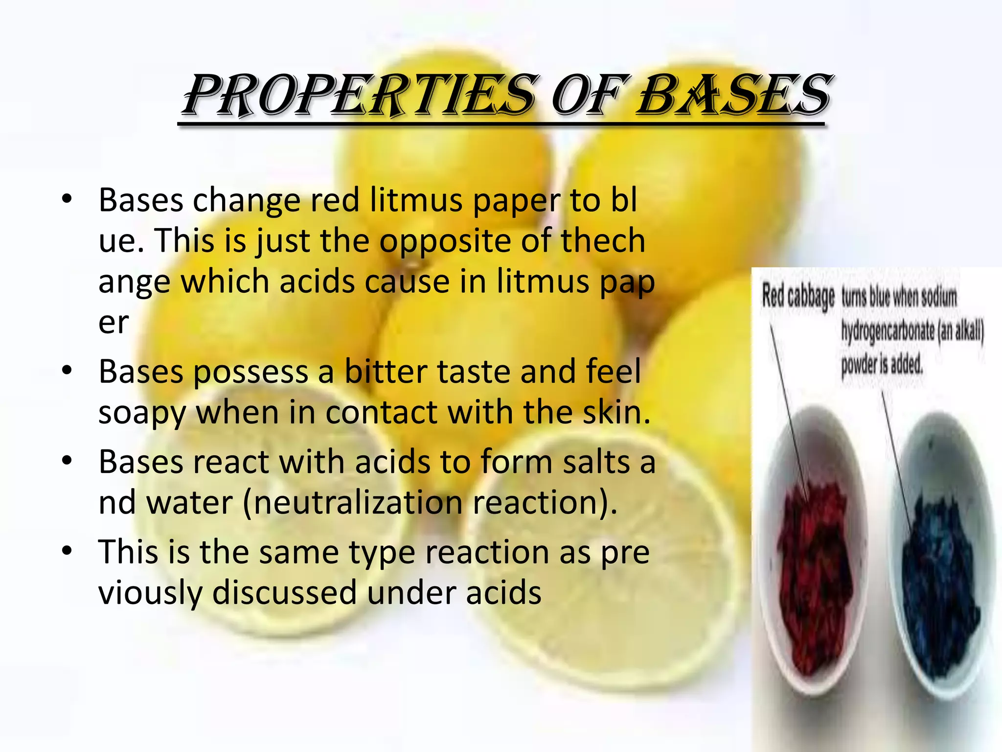 Significance of acids , bases &salts | PPTX | Chemistry | Science