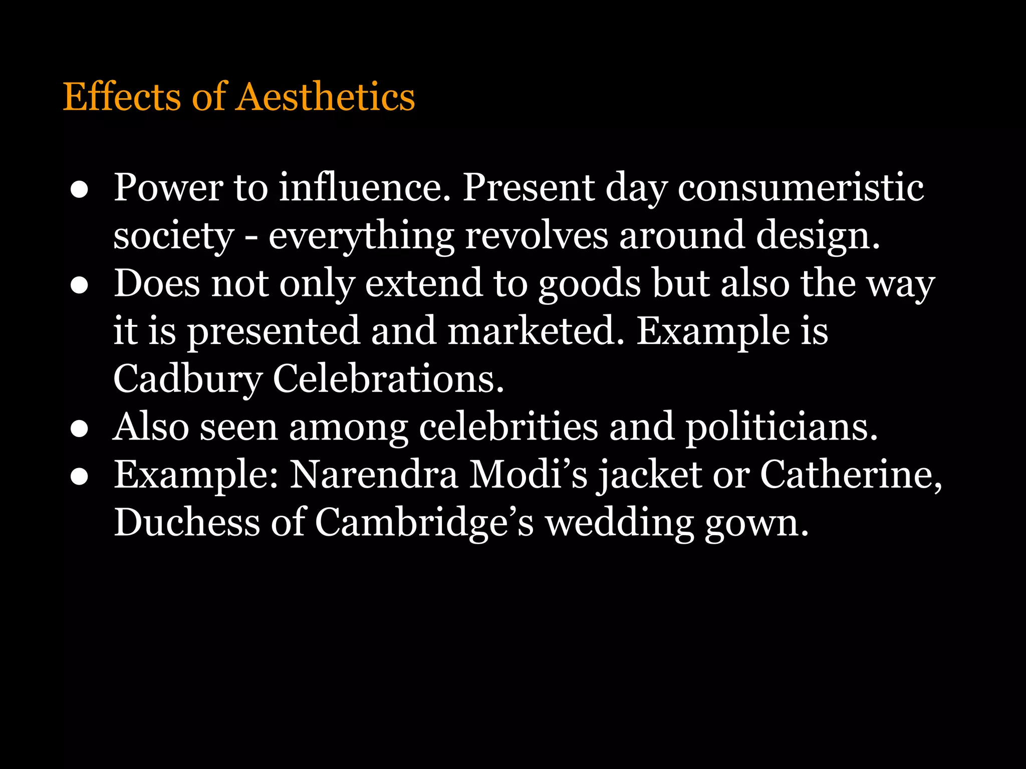 Significance of aeshetics in your daily life | PPTX