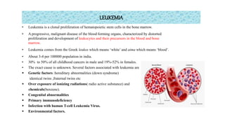 CHRONIC MYELOID LEUKEMIA | PPTX