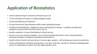 Significance of biostatistics in public health | PPTX