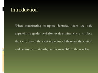 significance of centric relation in complete denture | PPT