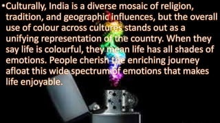 Significance of colours in india | PPTX | Hinduism | Religion ...