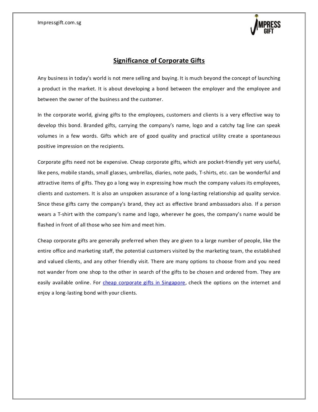 Significance Of Corporate Gifts significance-of-corporate-gifts