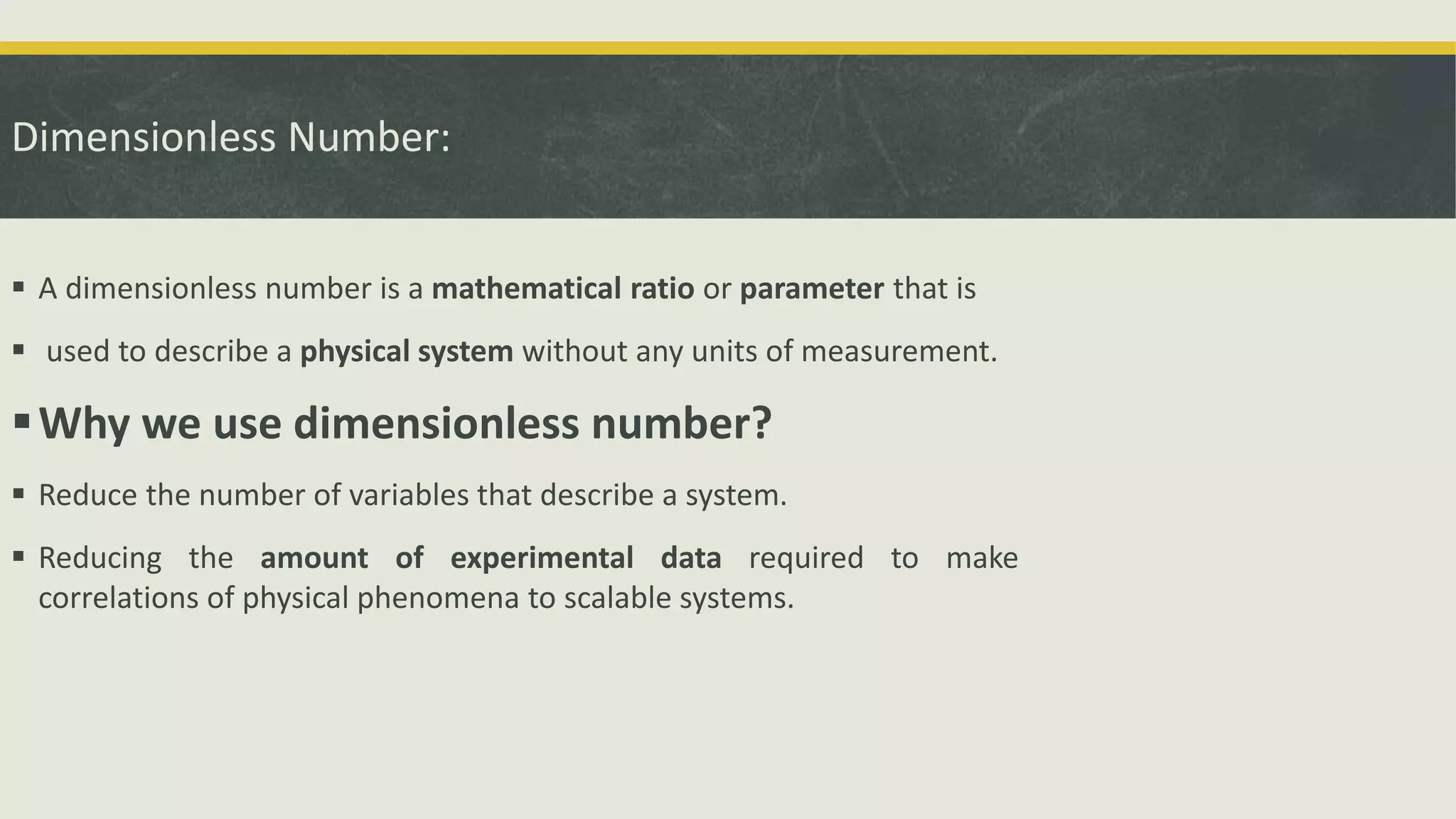 Significance of Dimensionless Number.pptx