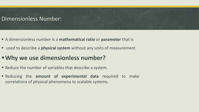 Significance of Dimensionless Number.pptx