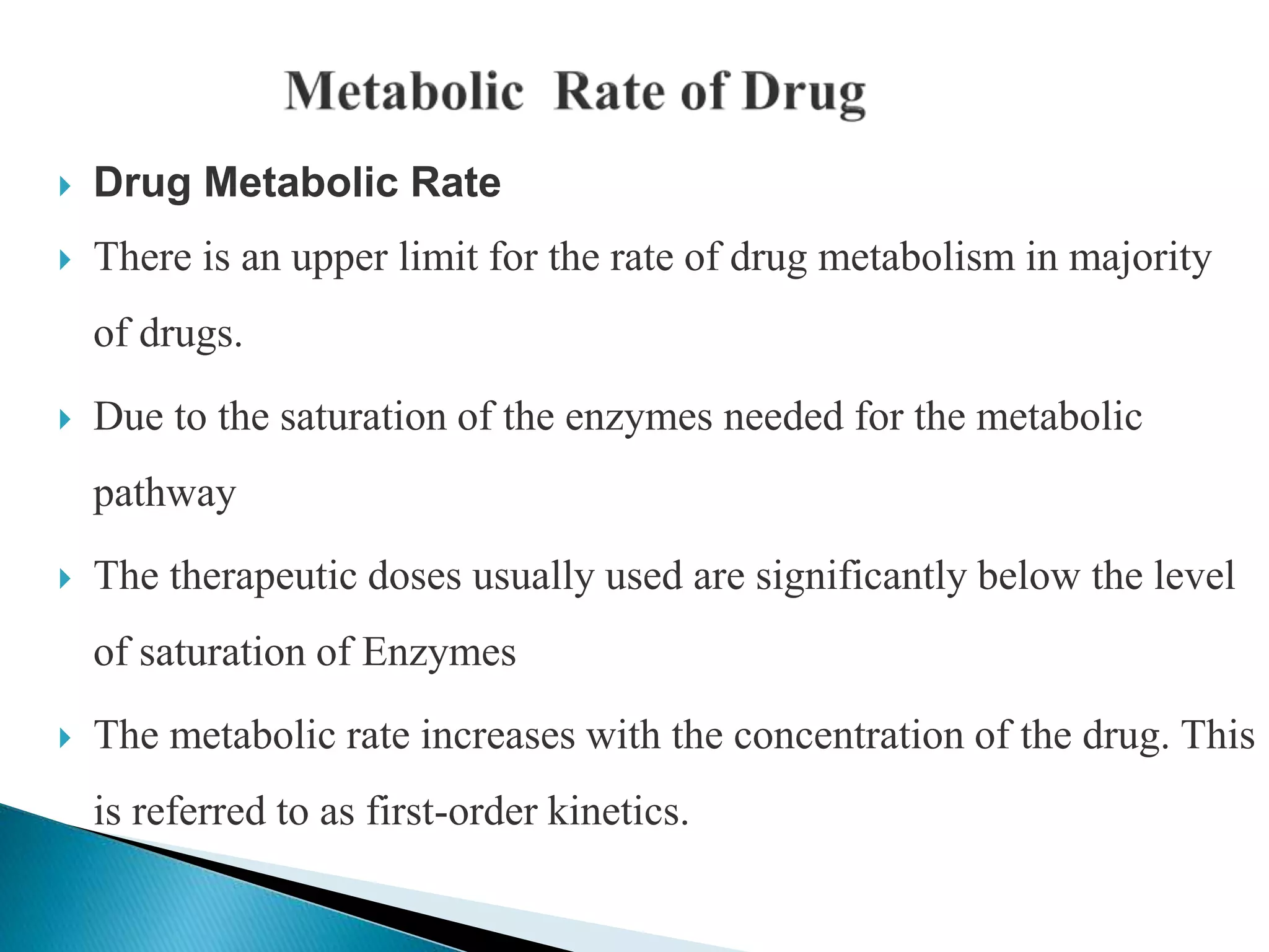 Significance of drug metabolism ppt | PPTX