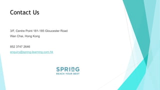 Significance of Early Childhood Education Programmes - Spring Learning ...