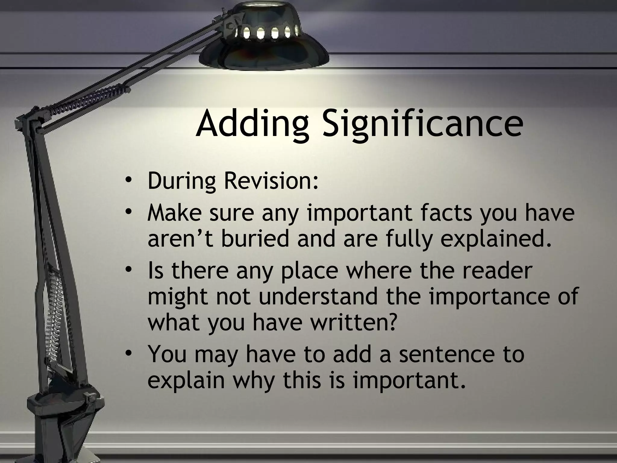 Significance Of Facts | PPT