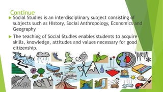 Significance of geography in teaching social studies | PPTX
