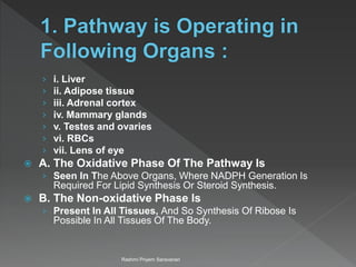 Significance of HMP Pathway | PPTX