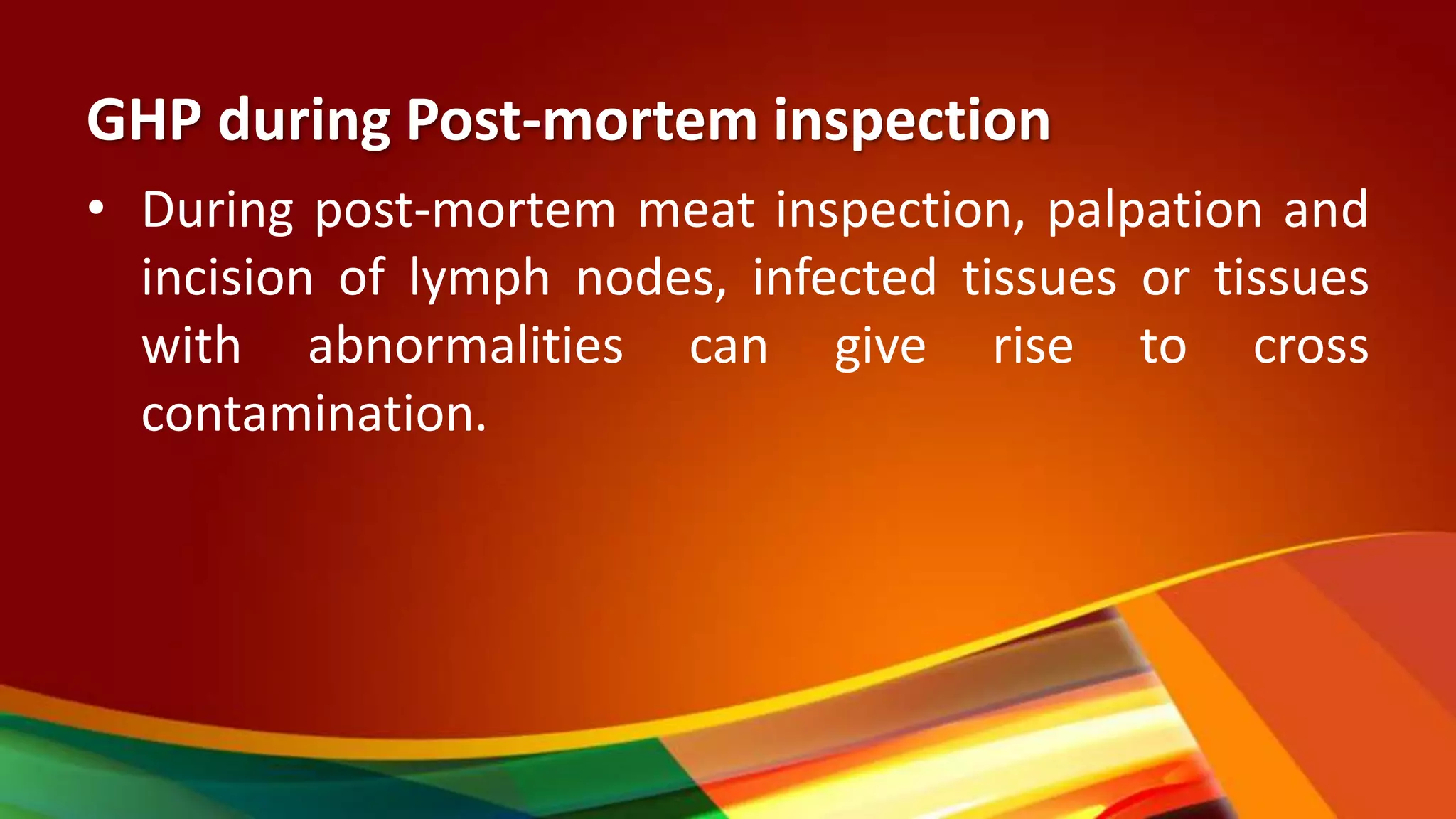 Significance of hygiene meat for public health | PPTX