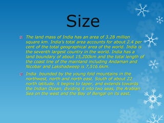 Significance of india's location | PPTX