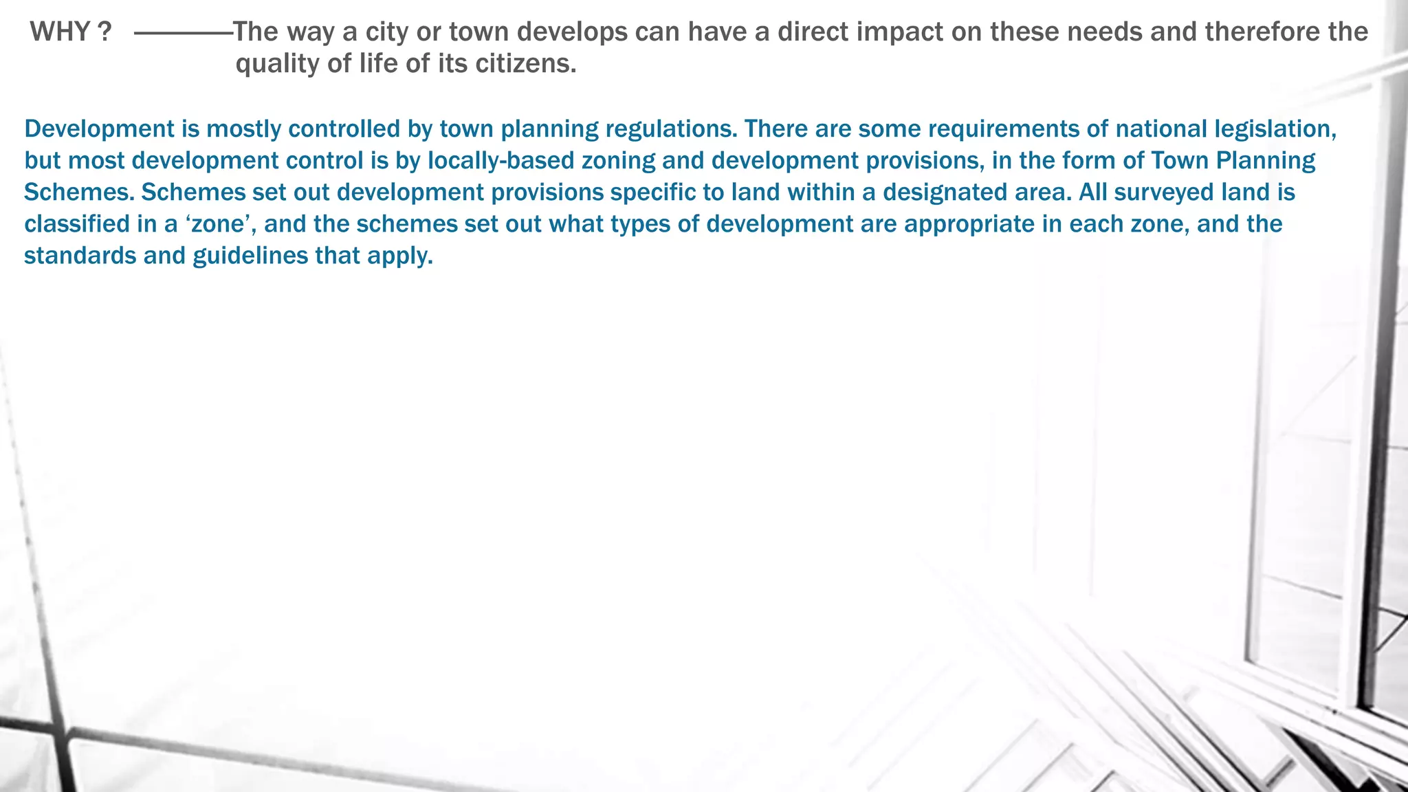Significance of land development control | PPTX
