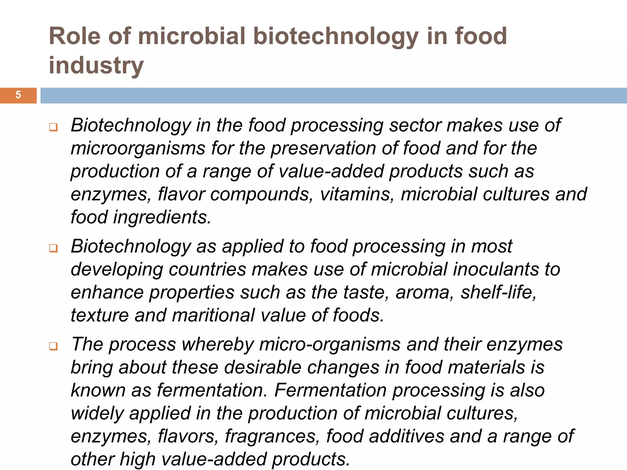 Significance of Microbial Biotechnology in Economic Development of ...