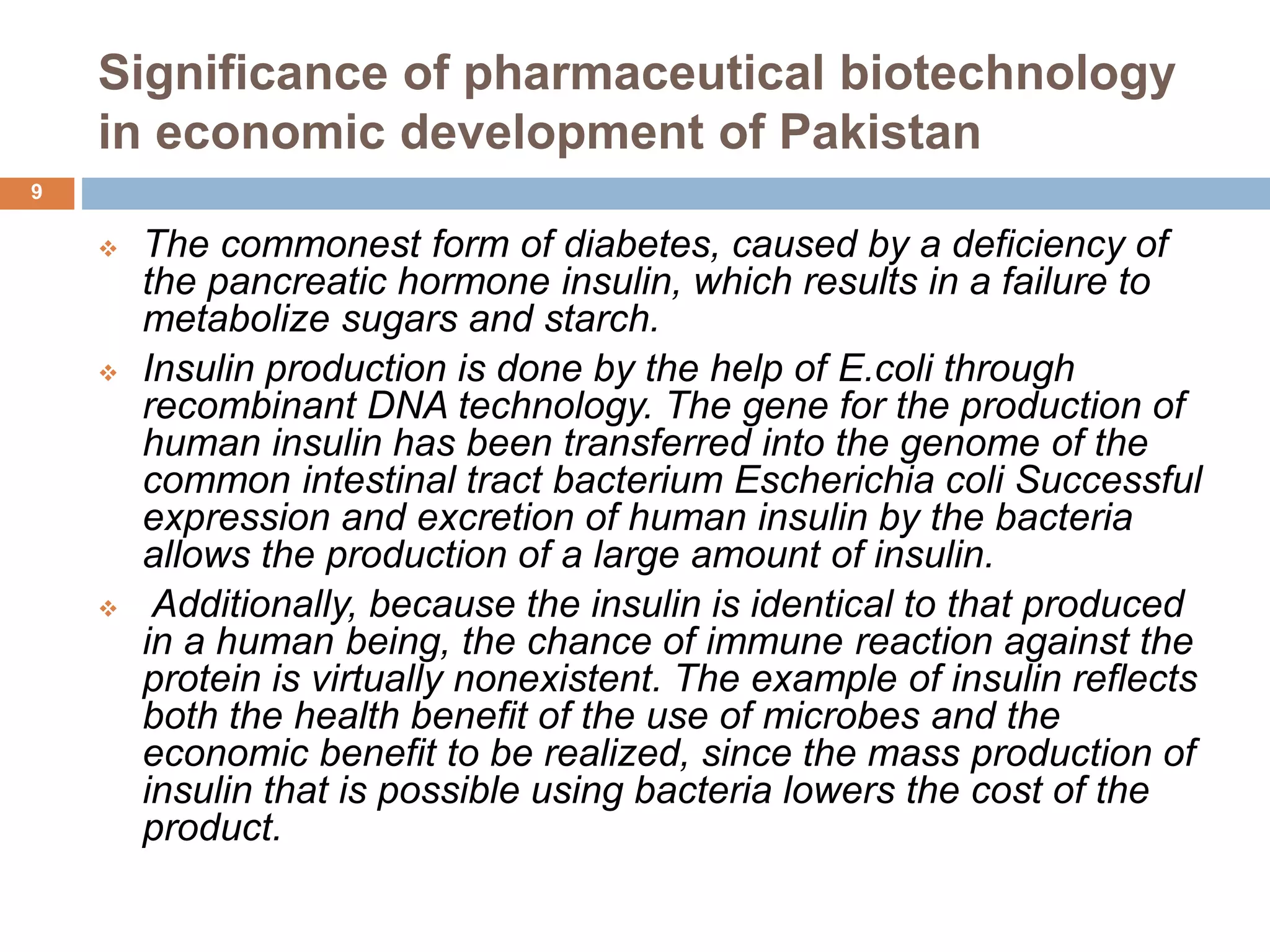 Significance of Microbial Biotechnology in Economic Development of ...