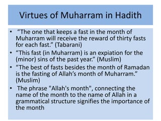 Significance of muharram | PPTX