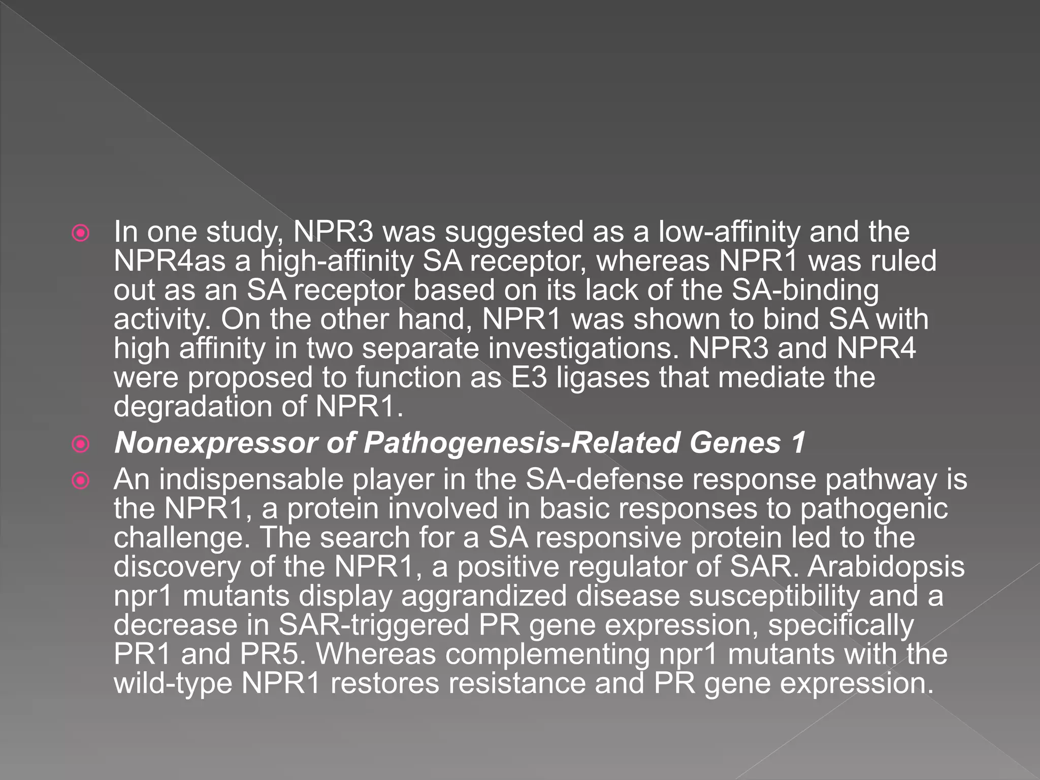 Significance of npr1 receptor | PPTX
