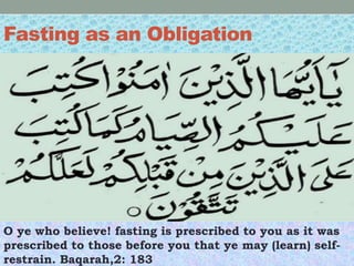 Significance of ramadan | PPTX