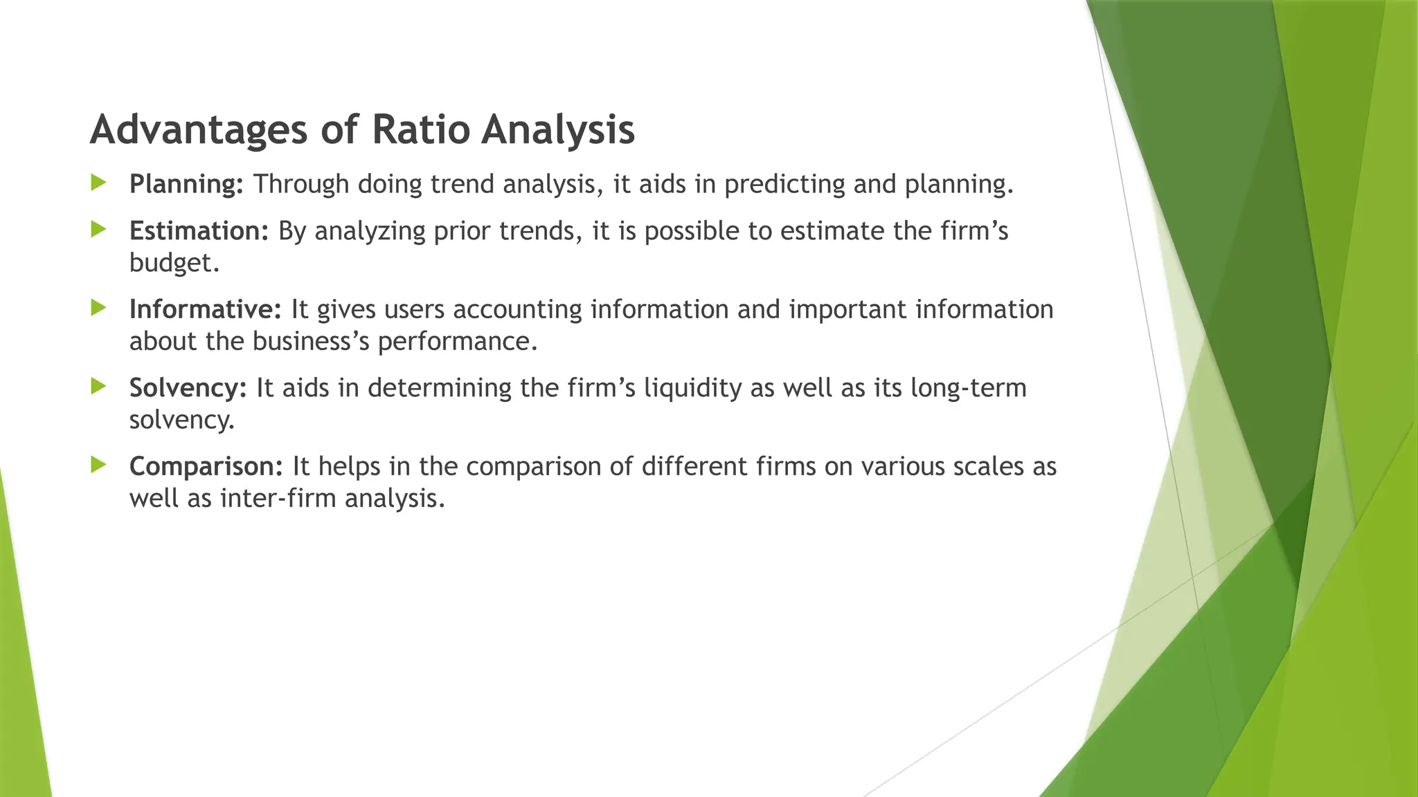 Significance of Ratios in Management Accounting | PPTX