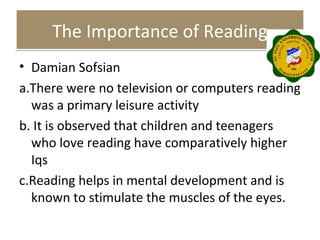 Significance of reading | PPT