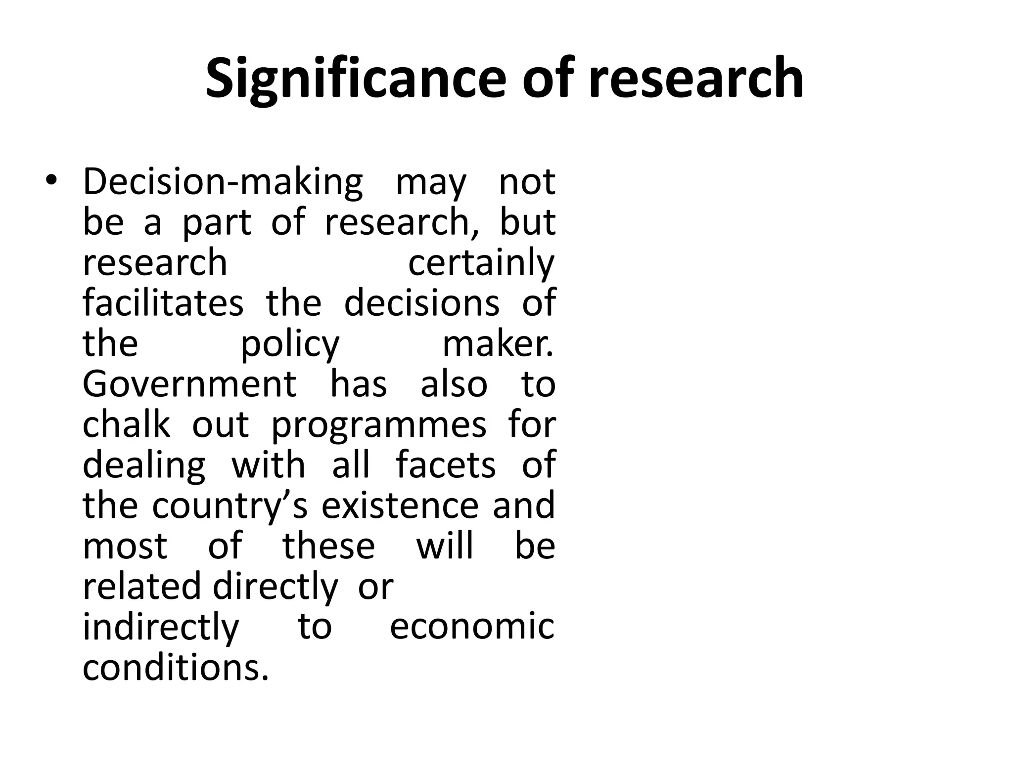 Significance of research | PPT | Free Download