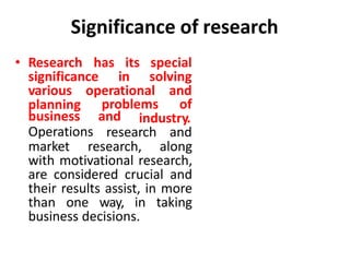 Significance of research | PPTX