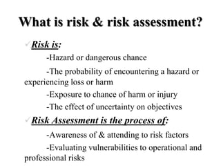 Significance Of Risk | PPTX