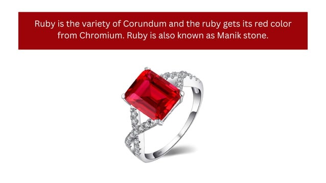Significance of Ruby Gemstones in Astrology | PPT