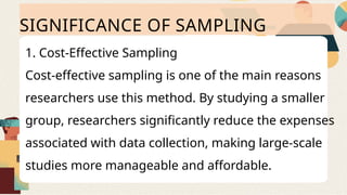 Significance of Sampling in research.pptx