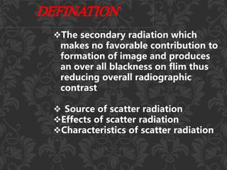 Significance of scatter radiation | PPTX | Physics | Science