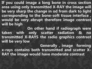 Significance of scatter radiation | PPTX | Physics | Science