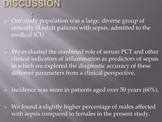 Significance of serum procalcitonin in sepsis | PPTX
