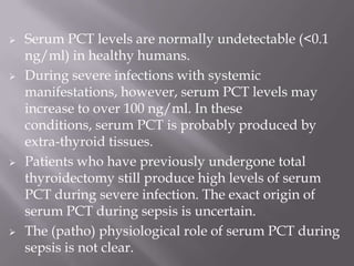 Significance of serum procalcitonin in sepsis | PPTX