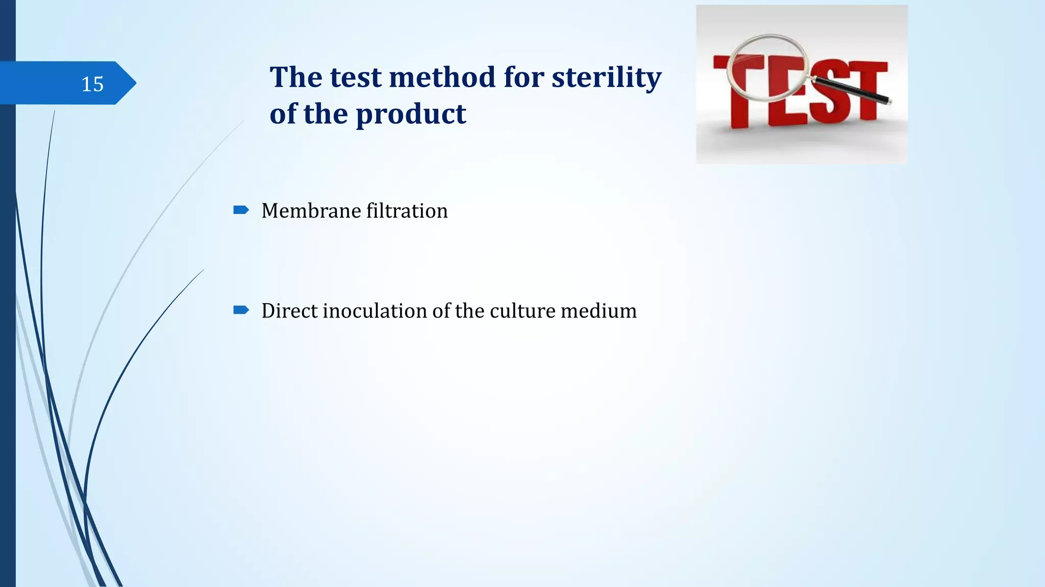 Significance of sterility testing | PDF