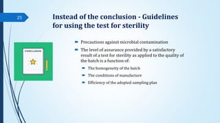 Significance of sterility testing | PDF