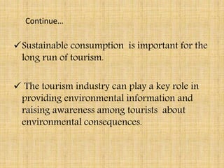 Significance of tourism | PPTX