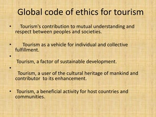 Significance of tourism | PPTX
