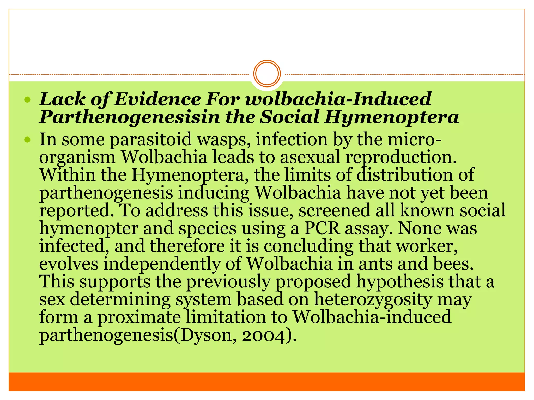 Significance of wolbachaia | PPTX