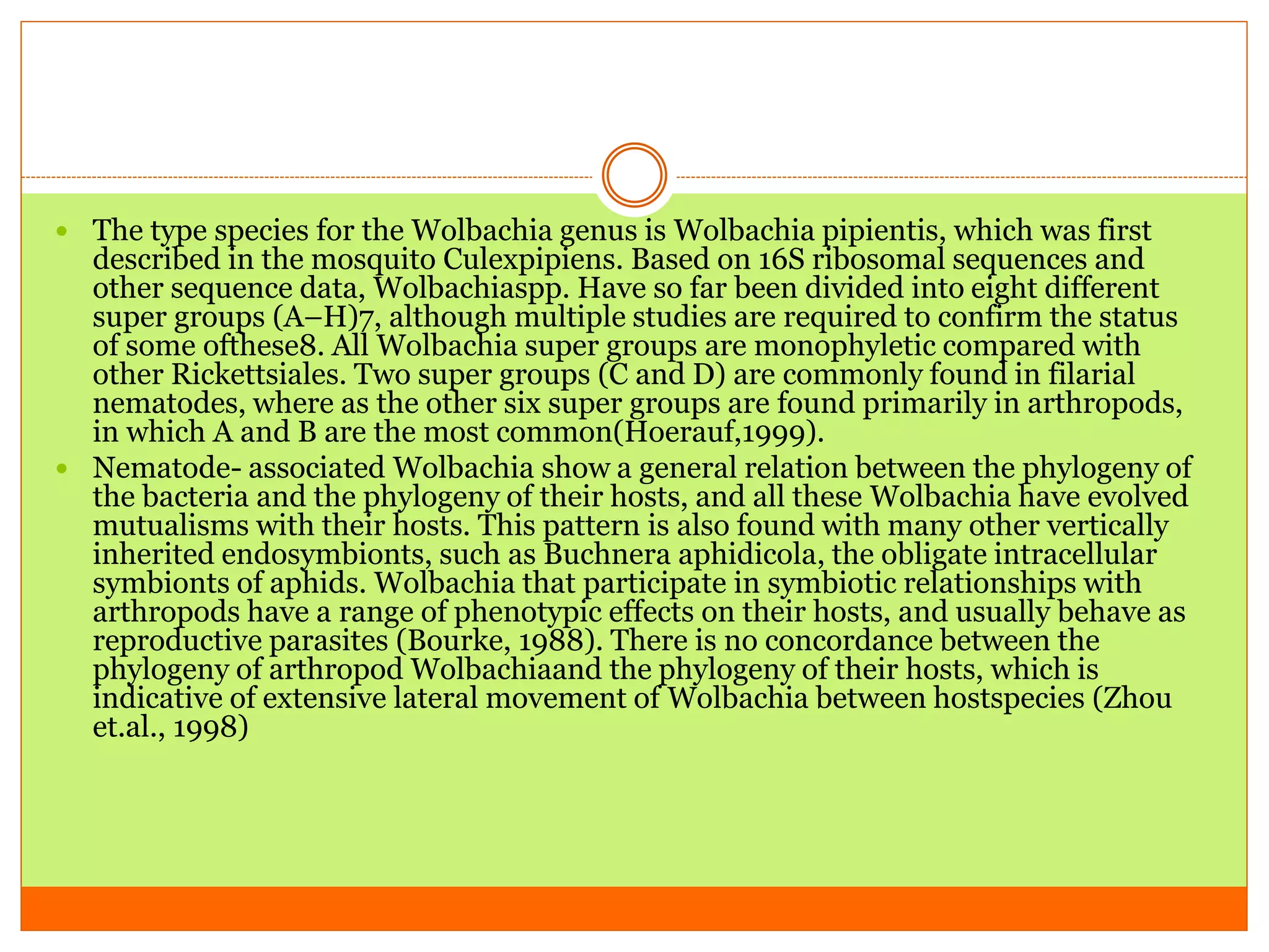 Significance of wolbachaia | PPTX